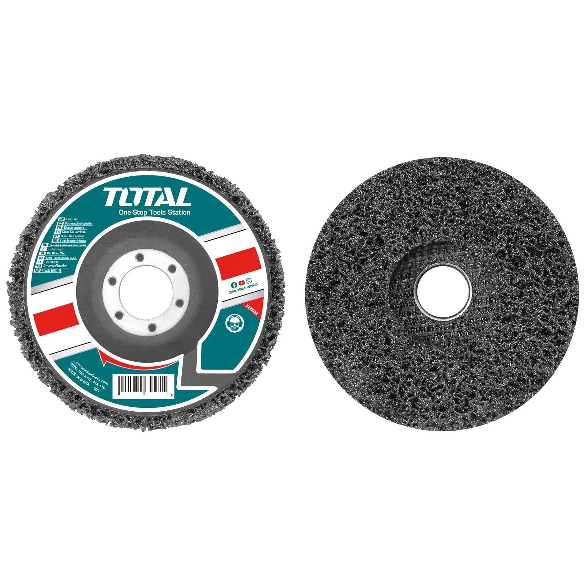 Disc burete abraziv Total, 115mm x 22.22mm - Atomico.ro